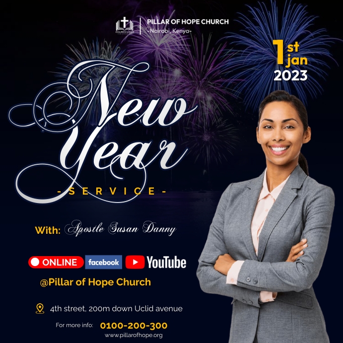 New Year service Template | PosterMyWall