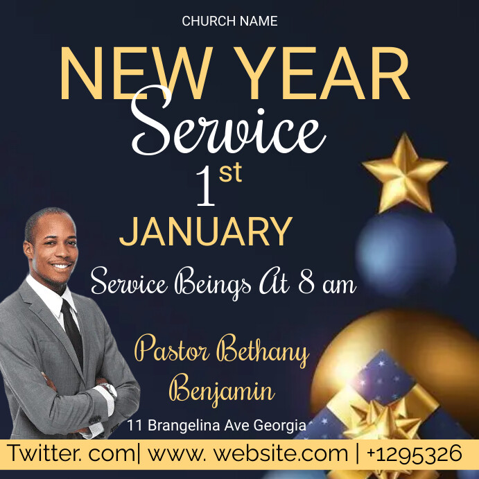 Plantilla de New year service | PosterMyWall