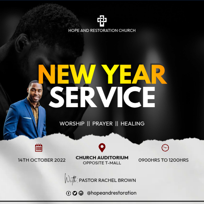 New year service Template | PosterMyWall