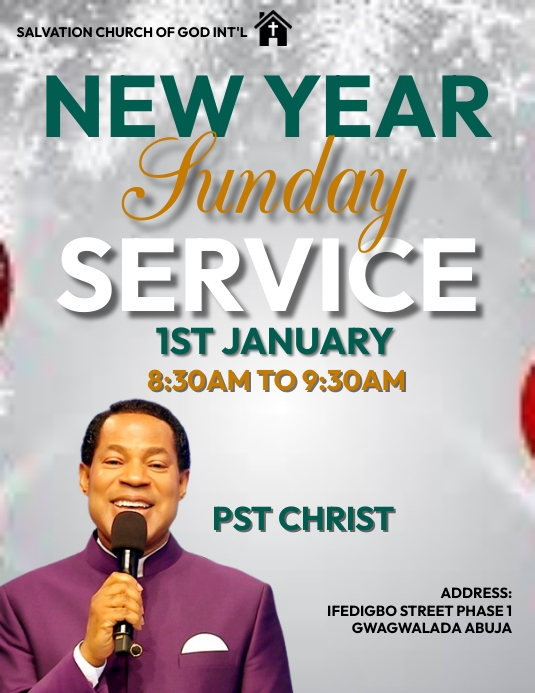 Copy of New year service | PosterMyWall