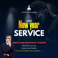 new year service flyer Template | PosterMyWall
