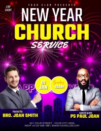 Consecration service poster Template | PosterMyWall