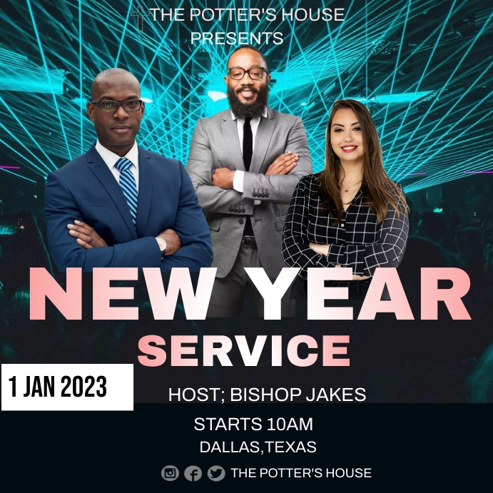 new year service flyer (1) Template | PosterMyWall