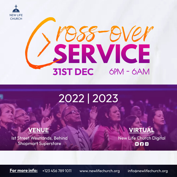 New Year service flyer Template | PosterMyWall