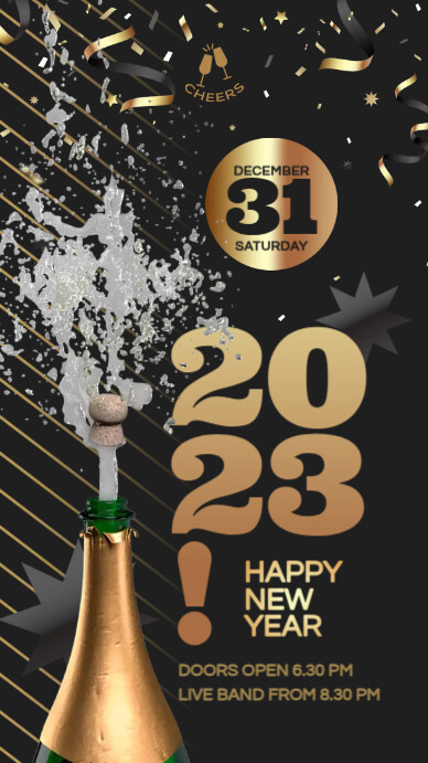 New Year Story Ads Template | PosterMyWall