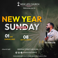 new year service flyer Template | PosterMyWall