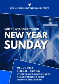 new year sunday flyer template | PosterMyWall