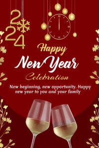 New Year Card Template | PosterMyWall