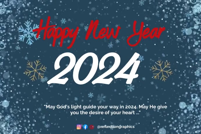 New Year Video greetings Template | PosterMyWall