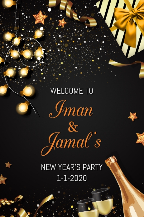 New Year Welcome Sign | PosterMyWall