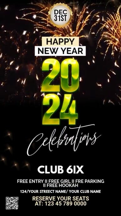 New Year WhatsApp Status Template | PosterMyWall