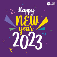 New Year Wish Post Template | PosterMyWall