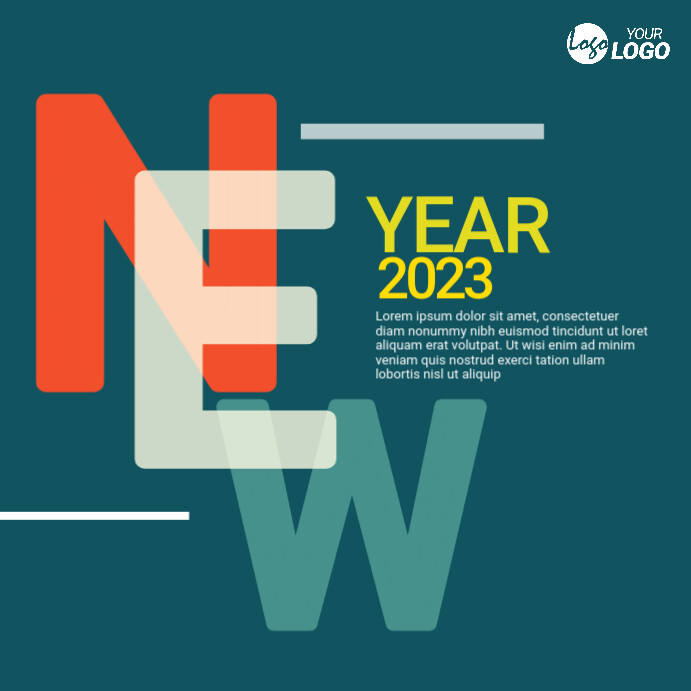 New Year Wish Post Template | PosterMyWall