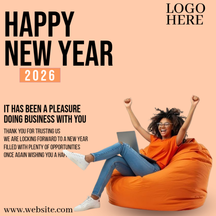 New year wishes card Template | PosterMyWall