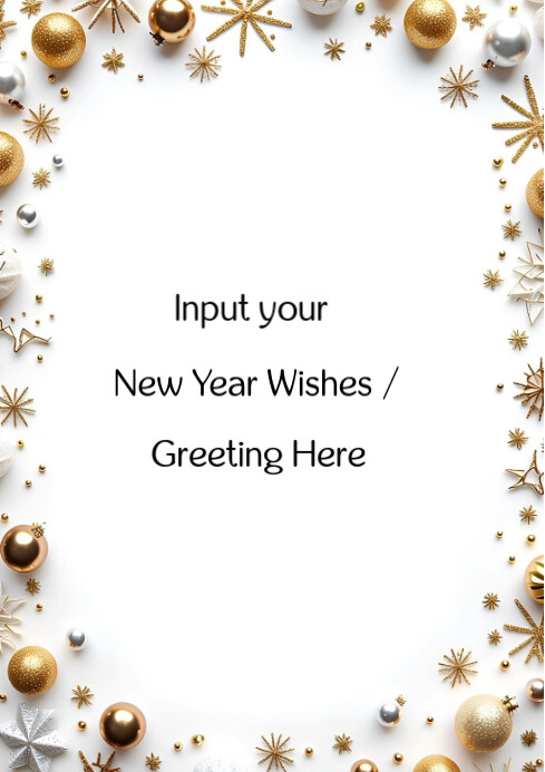 New year Wishes/Greetings Template | PosterMyWall