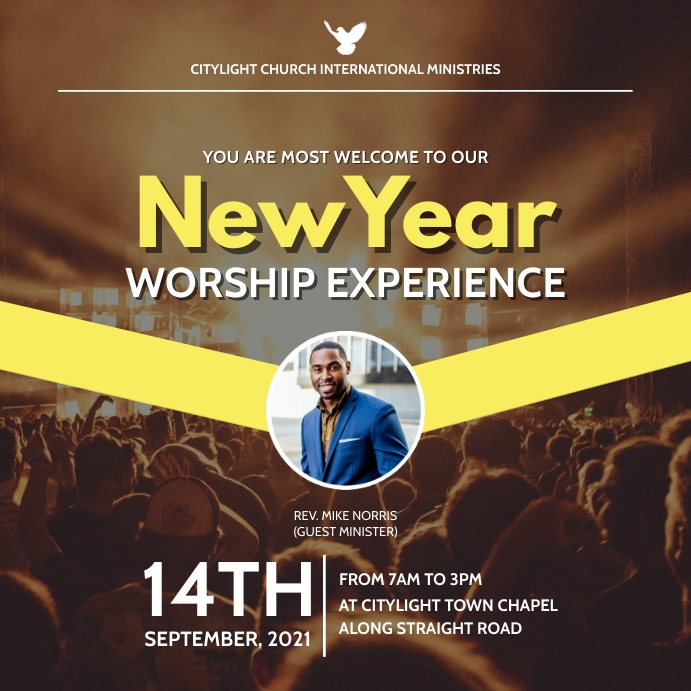Copy of new year worship experience poster | PosterMyWall