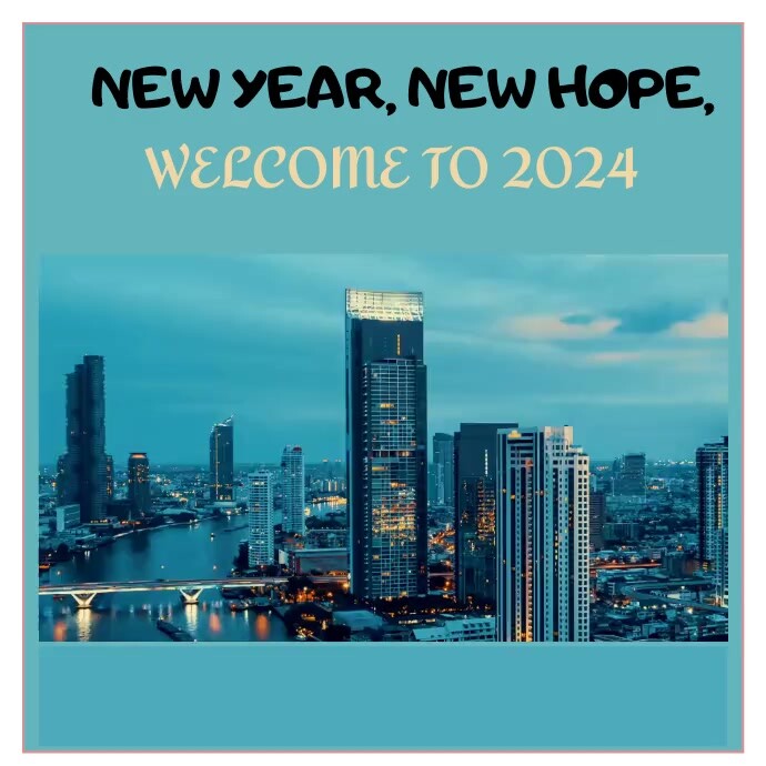 New Year.new hope Template | PosterMyWall