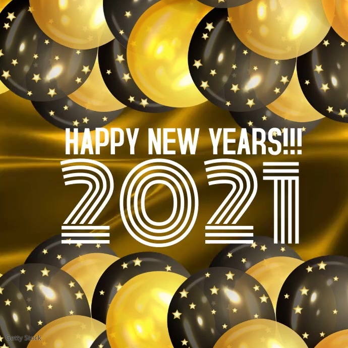 New Years Colorful Social Media Ad Template | PosterMyWall