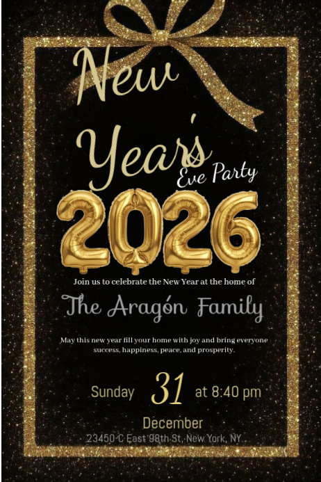 New years Template | PosterMyWall