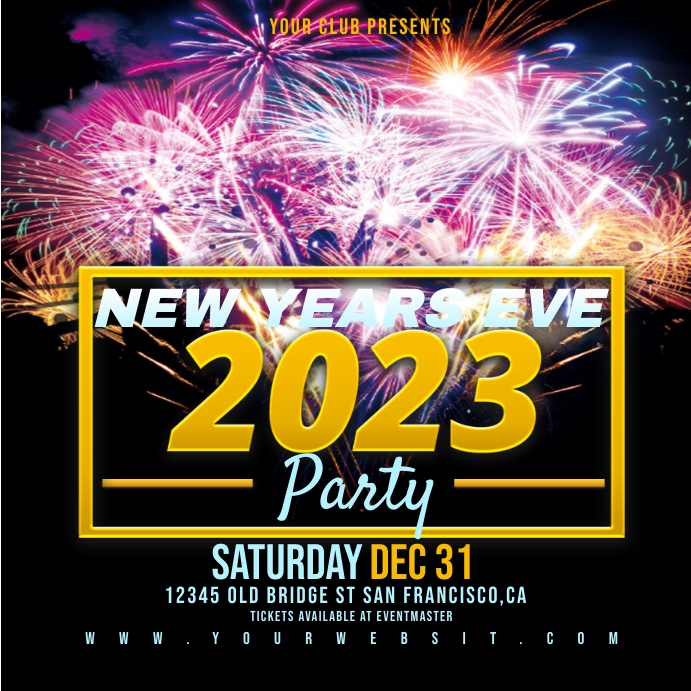 Copy of New years eve 2023 | PosterMyWall