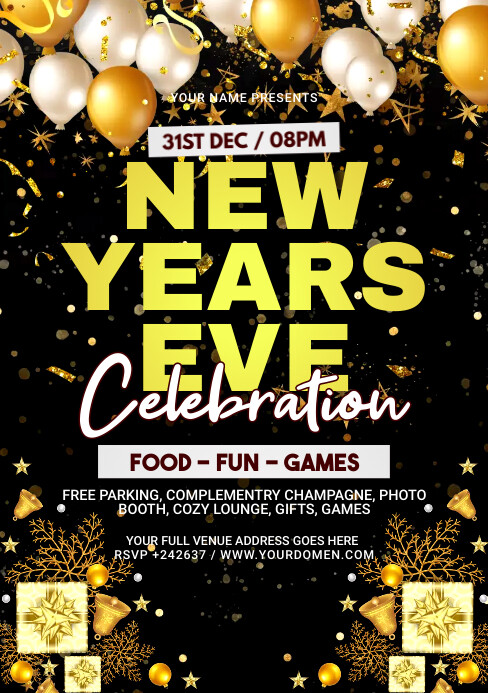 New years eve celebration Template | PosterMyWall