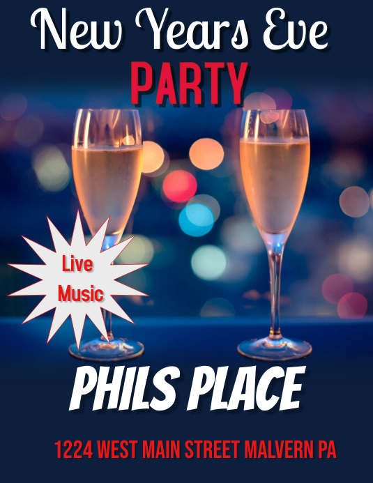 new years eve party Template | PosterMyWall