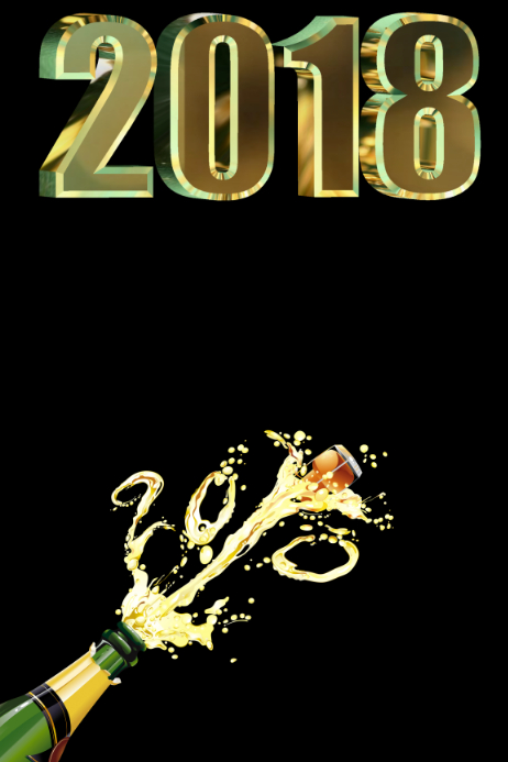 New Years Ever 2018 Template | PosterMyWall