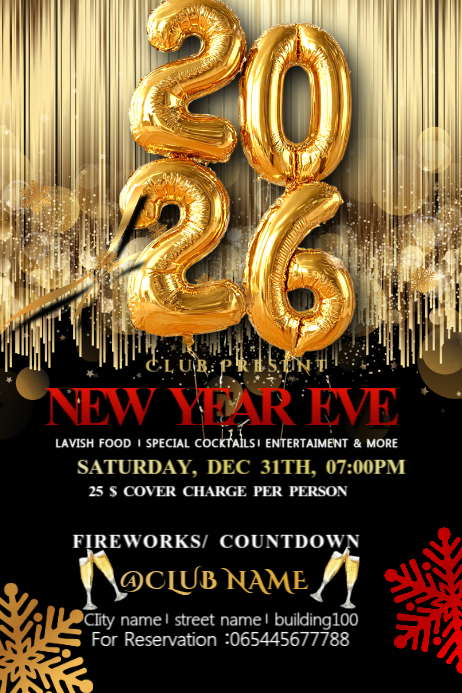 Copy of New Year 2025 | PosterMyWall