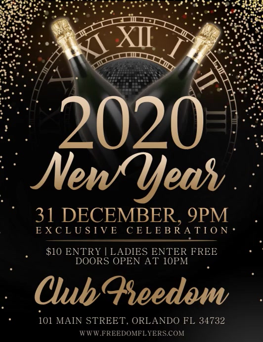 Copy of New Years Party Flyer Video | PosterMyWall