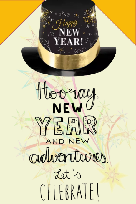 NEW YEARS POSTER Template | PosterMyWall
