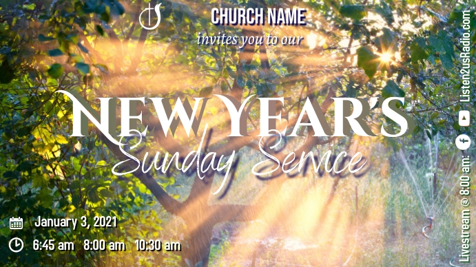 Copy of New Years Sunday | PosterMyWall