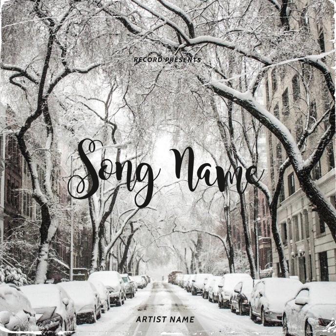 New York Snow album cover design template | PosterMyWall