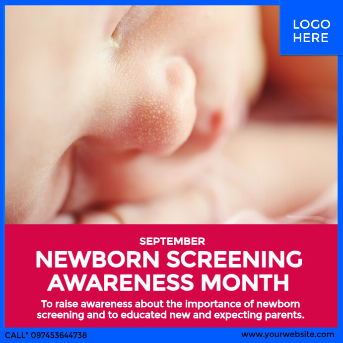 Newborn Screening Awareness Month Template | PosterMyWall
