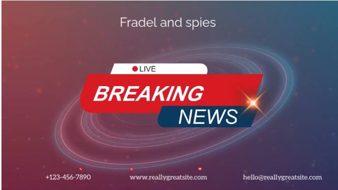 News Alert News Intro Template | PosterMyWall