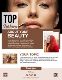 Orange Custom Branded Newsletter Page Template | PosterMyWall