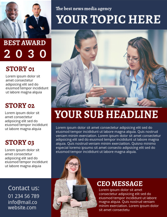 News Letter Template | PosterMyWall