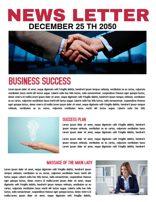 News Letter Template | PosterMyWall