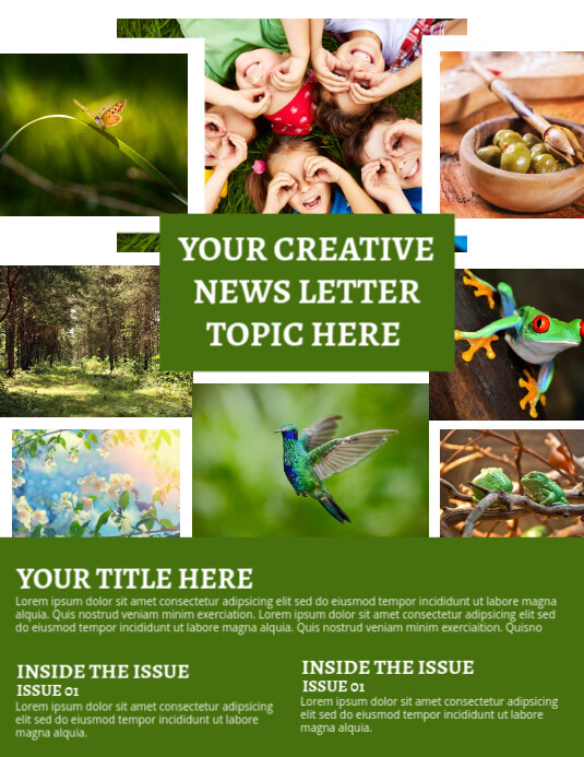 News Letter Template | PosterMyWall