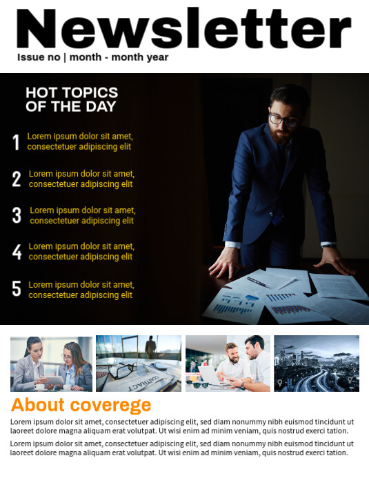 News Letter Template | PosterMyWall