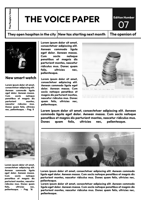 News Paper Template | PosterMyWall