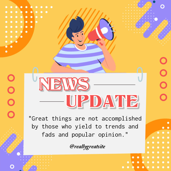News Update Template | PosterMyWall