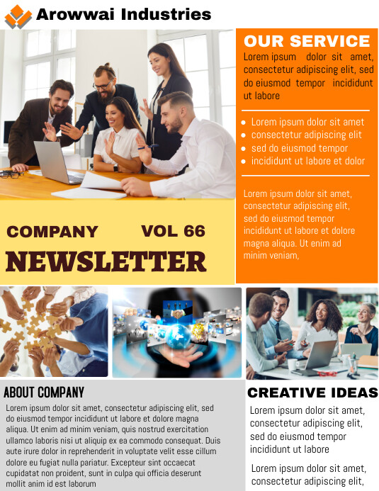 Newslette template | PosterMyWall