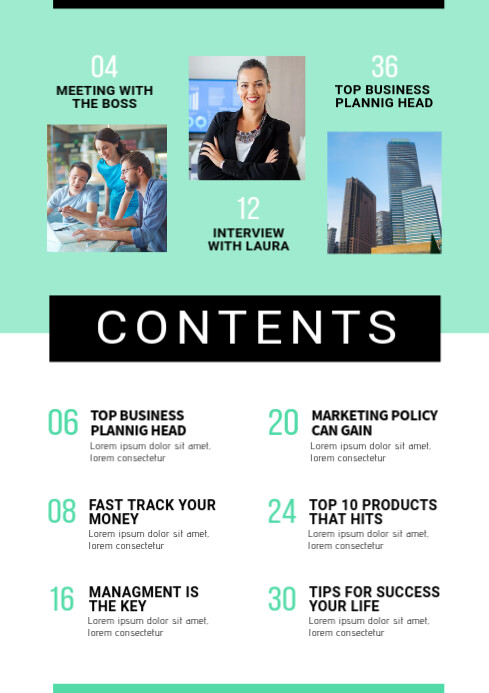 Newsletter/Brochure Content Template | PosterMyWall