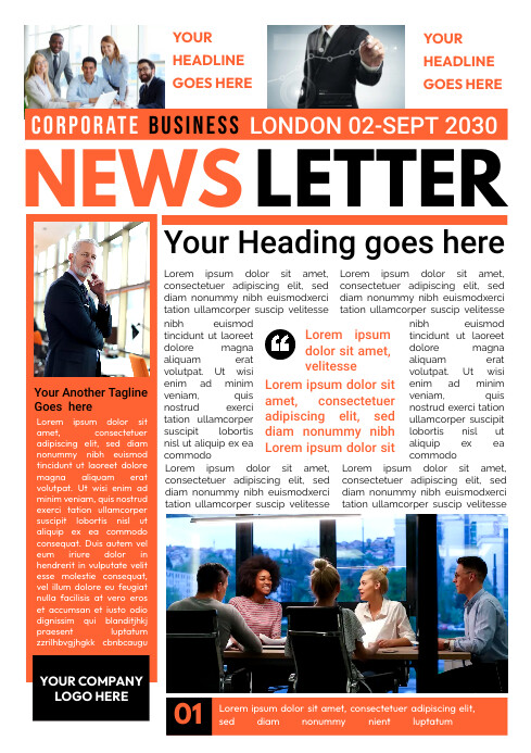 Newsletter Template | PosterMyWall