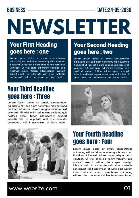 Newsletter Template | PosterMyWall