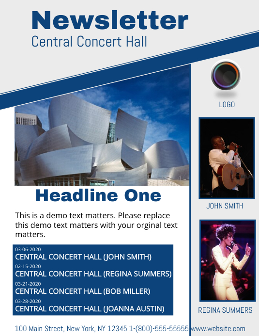 Newsletter Template | PosterMyWall