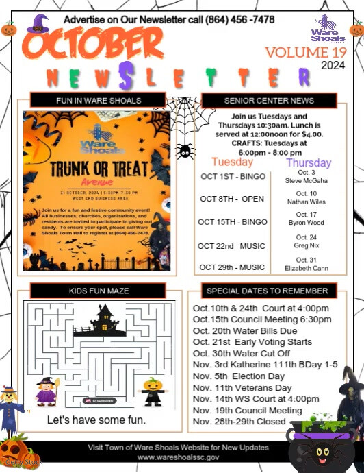 Newsletter October Template | PosterMyWall