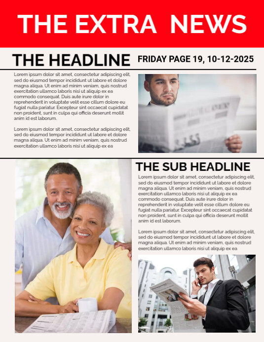 Newspaper Template For Microsoft Word