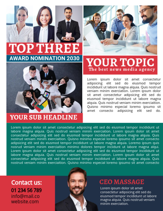 Newsletter Poster Template | PosterMyWall