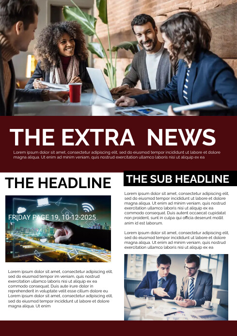 Newsletter Template | PosterMyWall